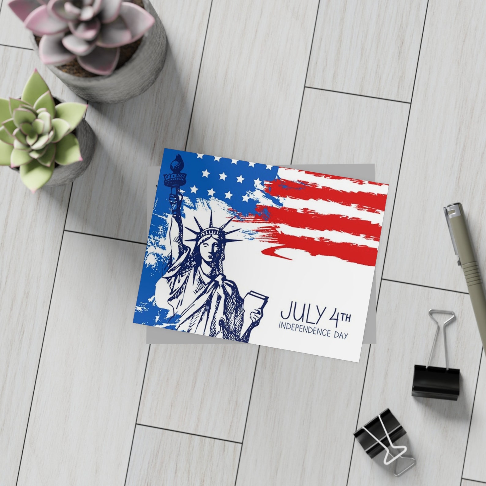 Independence Day Postcard Bundles (envelopes Included) - Etsy