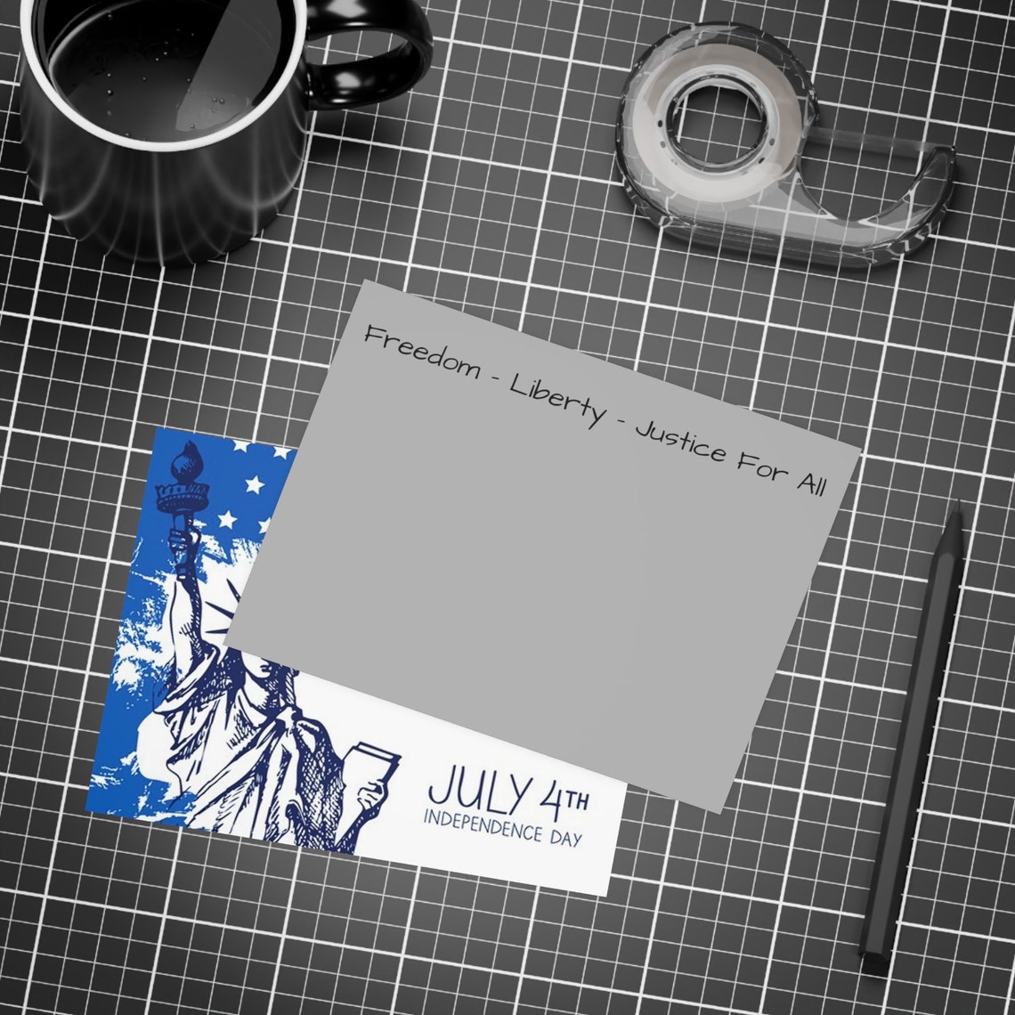 Independence Day Postcard Bundles (envelopes Included) - Etsy