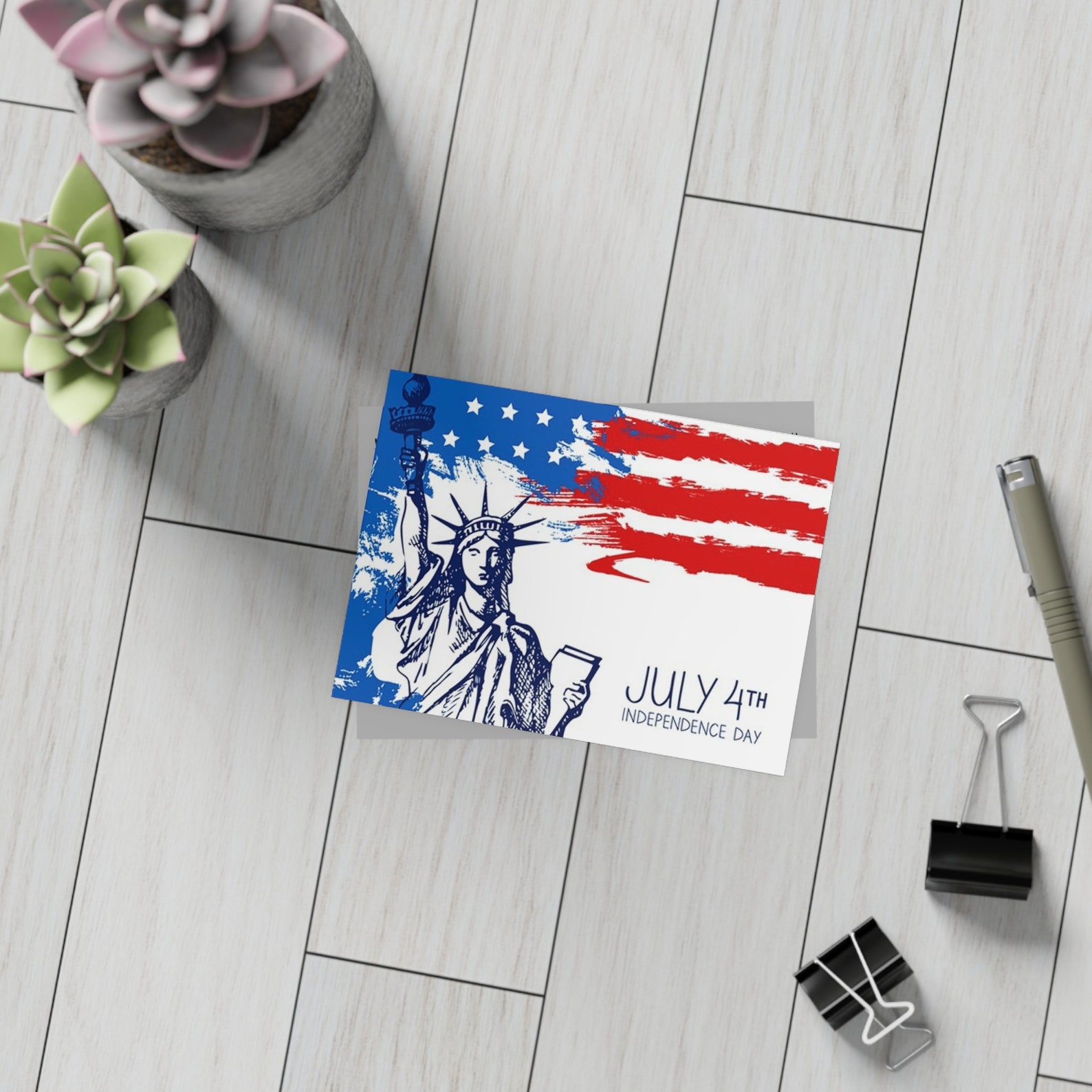 Independence Day Postcard Bundles (envelopes Included) - Etsy