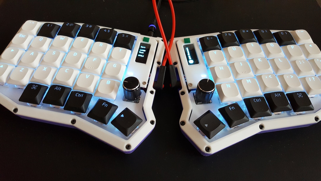 Sofle royale Keyboard Ortholinear Ergo Wired, Low Profile Split Keyboard, Full RGB - Etsy
