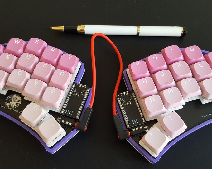Ferris Sweep sakura Ortholinear Mechanical Ergo Keyboard - Etsy UK