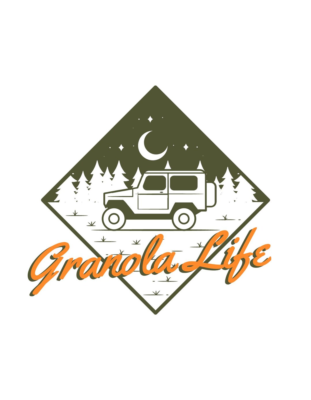 Granola Life SVG, PNG Digital Download Image. Perfect for Tshirts ...