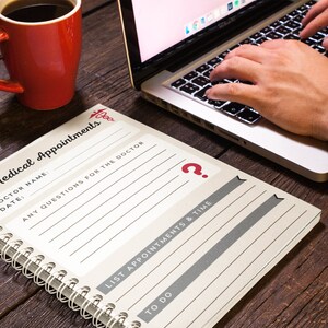 Medical Appointment Sheet, Doctor Visits, Simple Appointment Sheet ...
