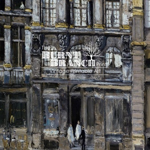 Muted Paris Buildings - Vintage Printable Art - Instant Digital ...