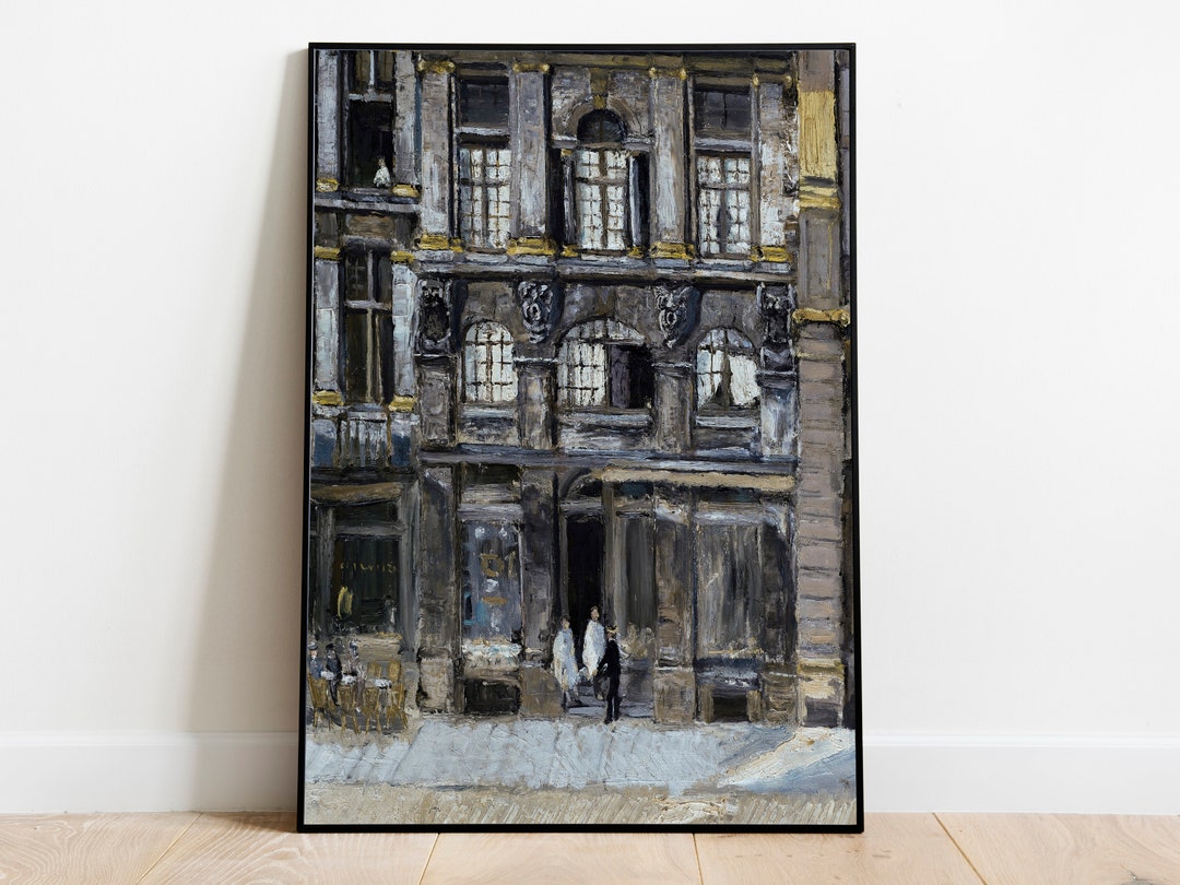 Muted Paris Buildings - Vintage Printable Art - Instant Digital ...