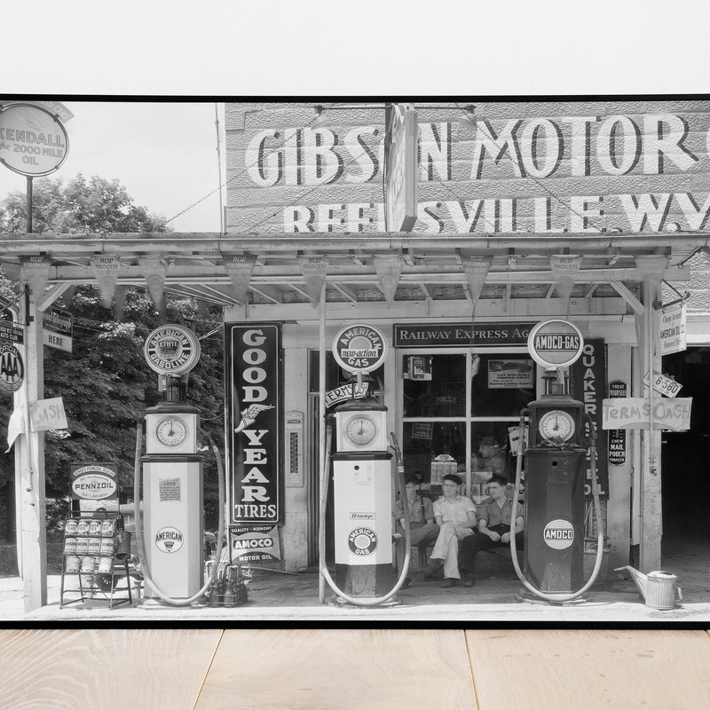 Vintage Gas Station Decor - Etsy