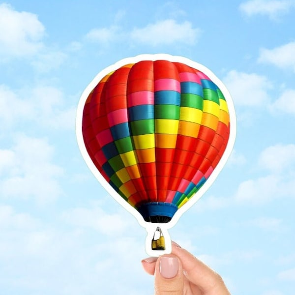 Hot Air Balloon Wall Decal - Etsy