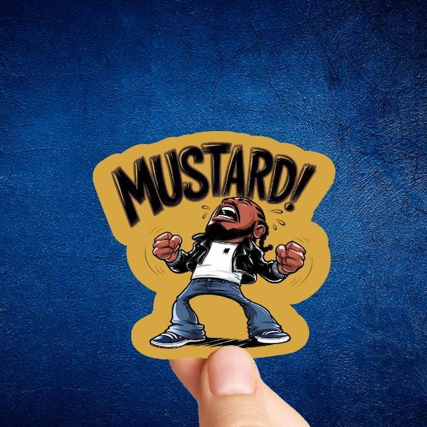 Mustard Kendrick Sticker - Etsy