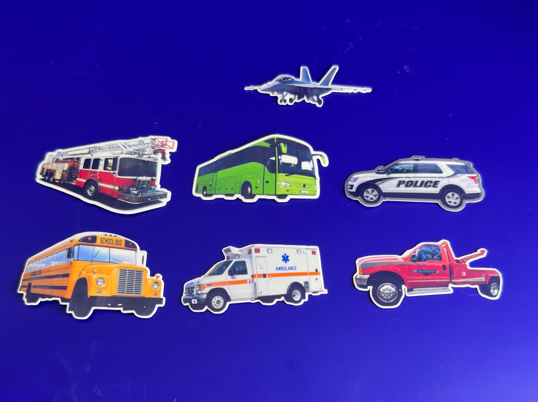 TRANSPORTATION STICKER Pack Trucks and Cars High Quality - Etsy