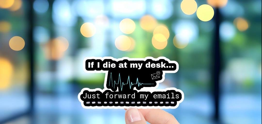 Funny 'forward My Emails' Sticker - Desk Life Humor - Etsy