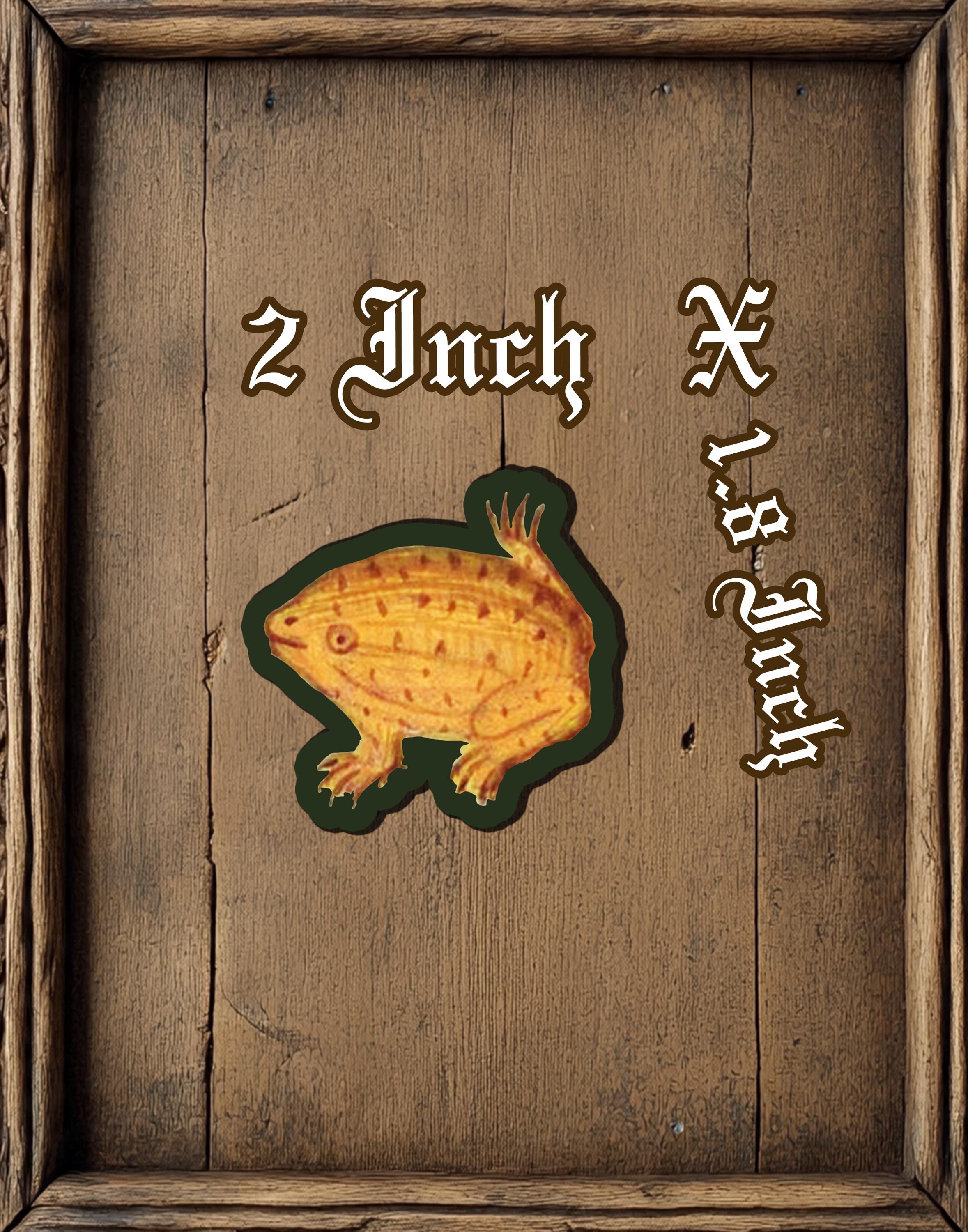 Funny Medieval Frog Stickers - 8 Pack - Goofy Historic Art - Etsy