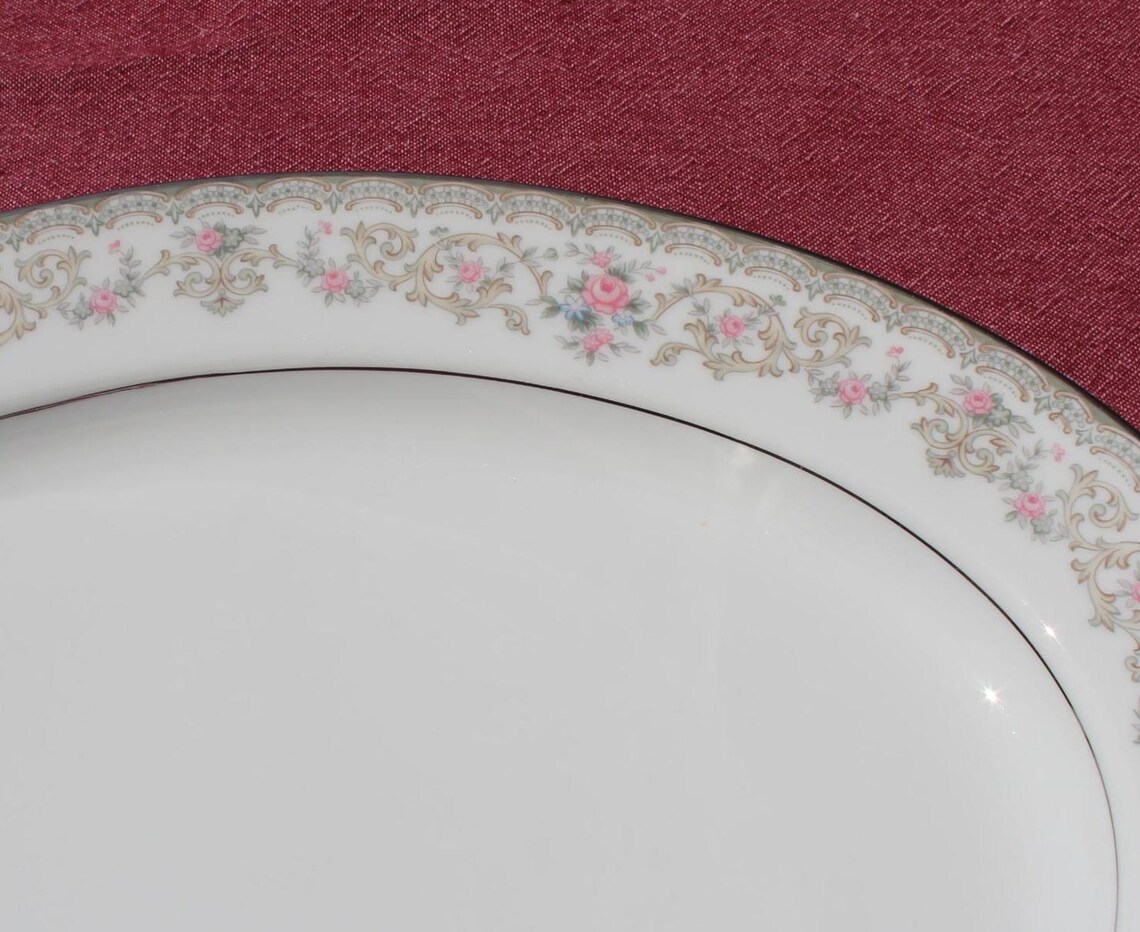 Noritake Edgewood (5807) Classic Serving Platter - Etsy
