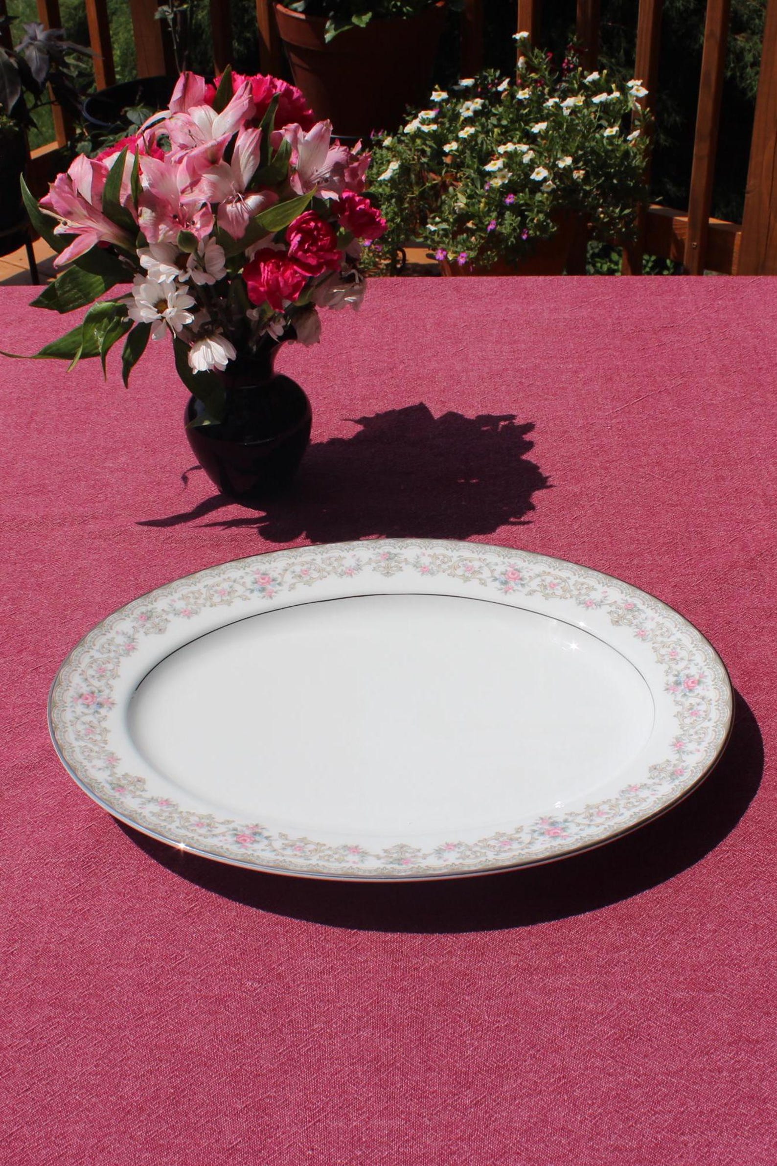 Noritake Edgewood (5807) Classic Serving Platter - Etsy