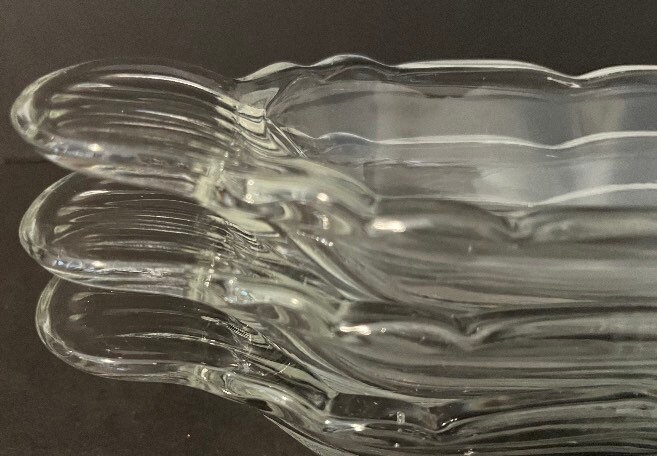 Vintage Banana Split Glass Dishes Set of 3 - Etsy