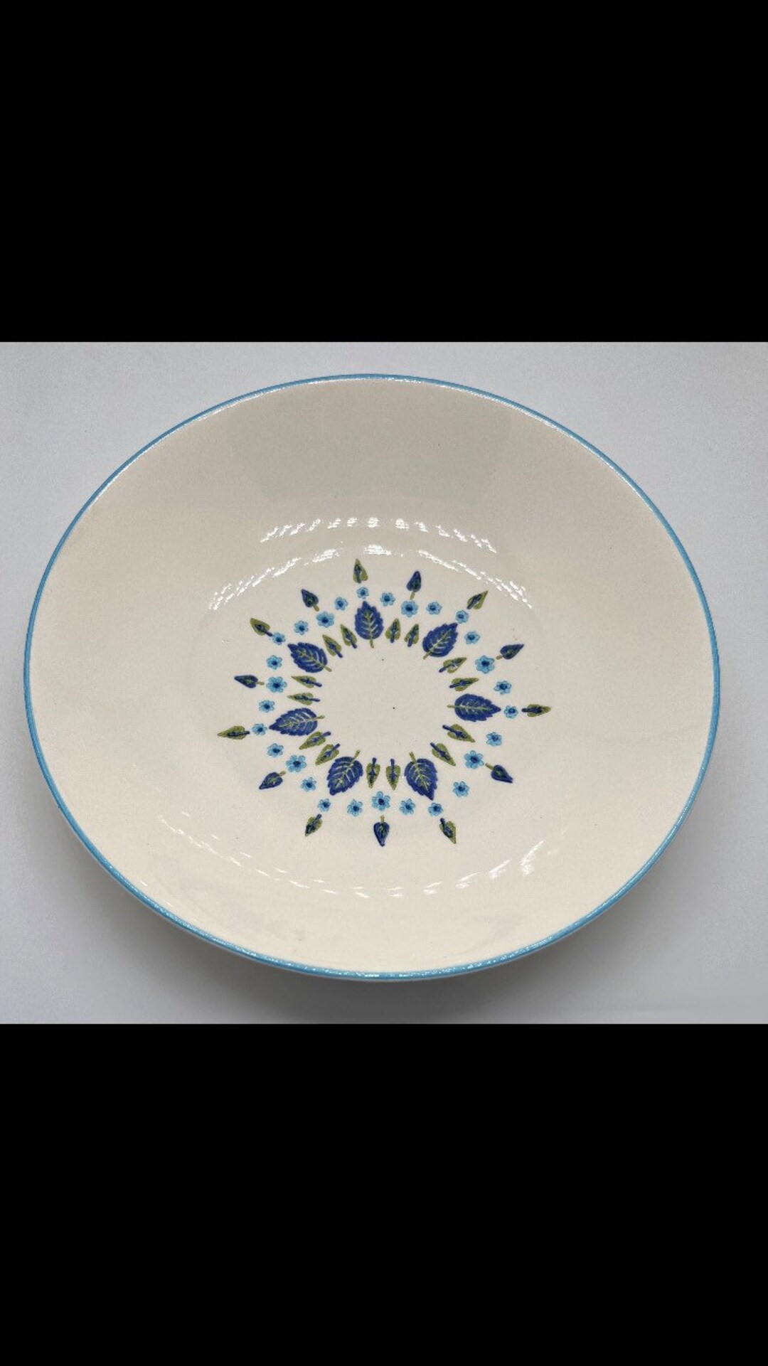 Large Vintage Swiss Alpine Marcrest Serving Bowl With Crazing USA Made ...