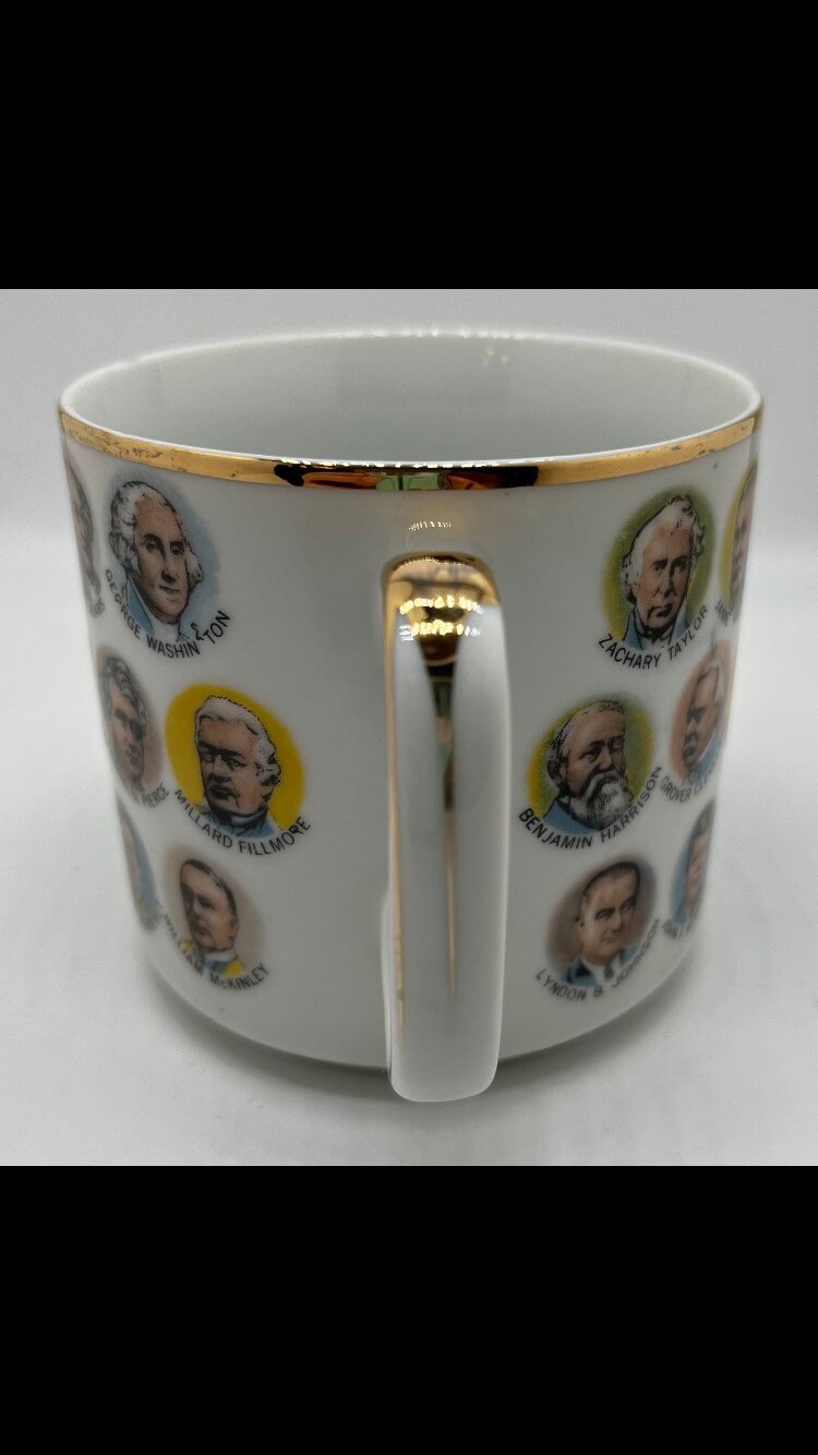 Chadwick-miller 1966 Made in Japan USA Presidents Mug - Etsy
