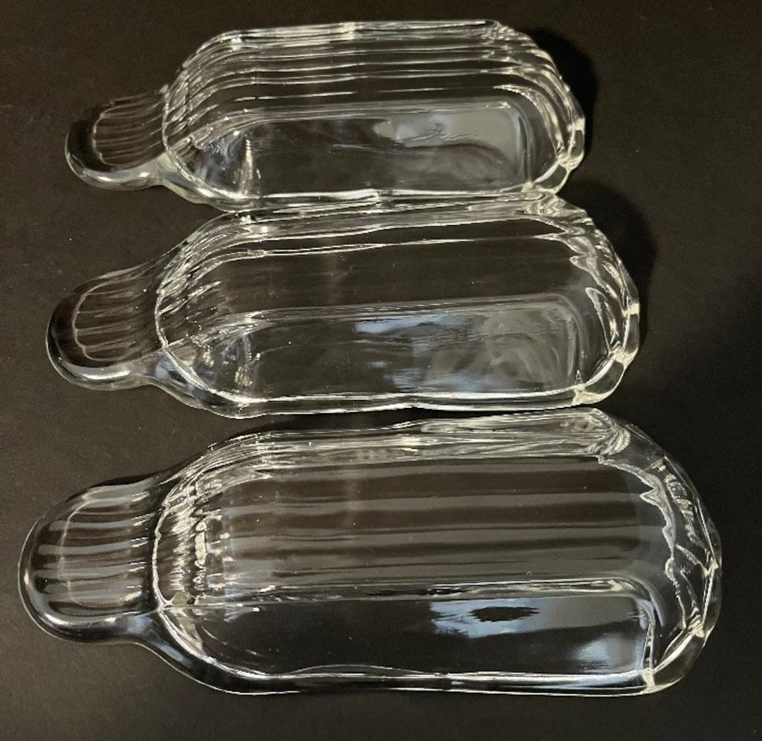 Vintage Banana Split Glass Dishes Set of 3 - Etsy