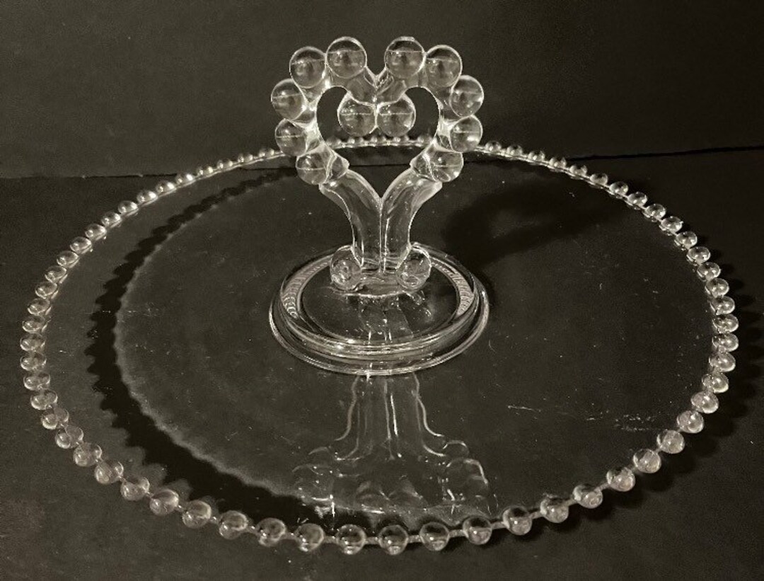 Vintage Candlewick Imperial Glass Pastry Tray in Perfect Condition - Etsy