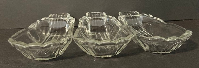 Vintage Banana Split Glass Dishes Set of 3 - Etsy