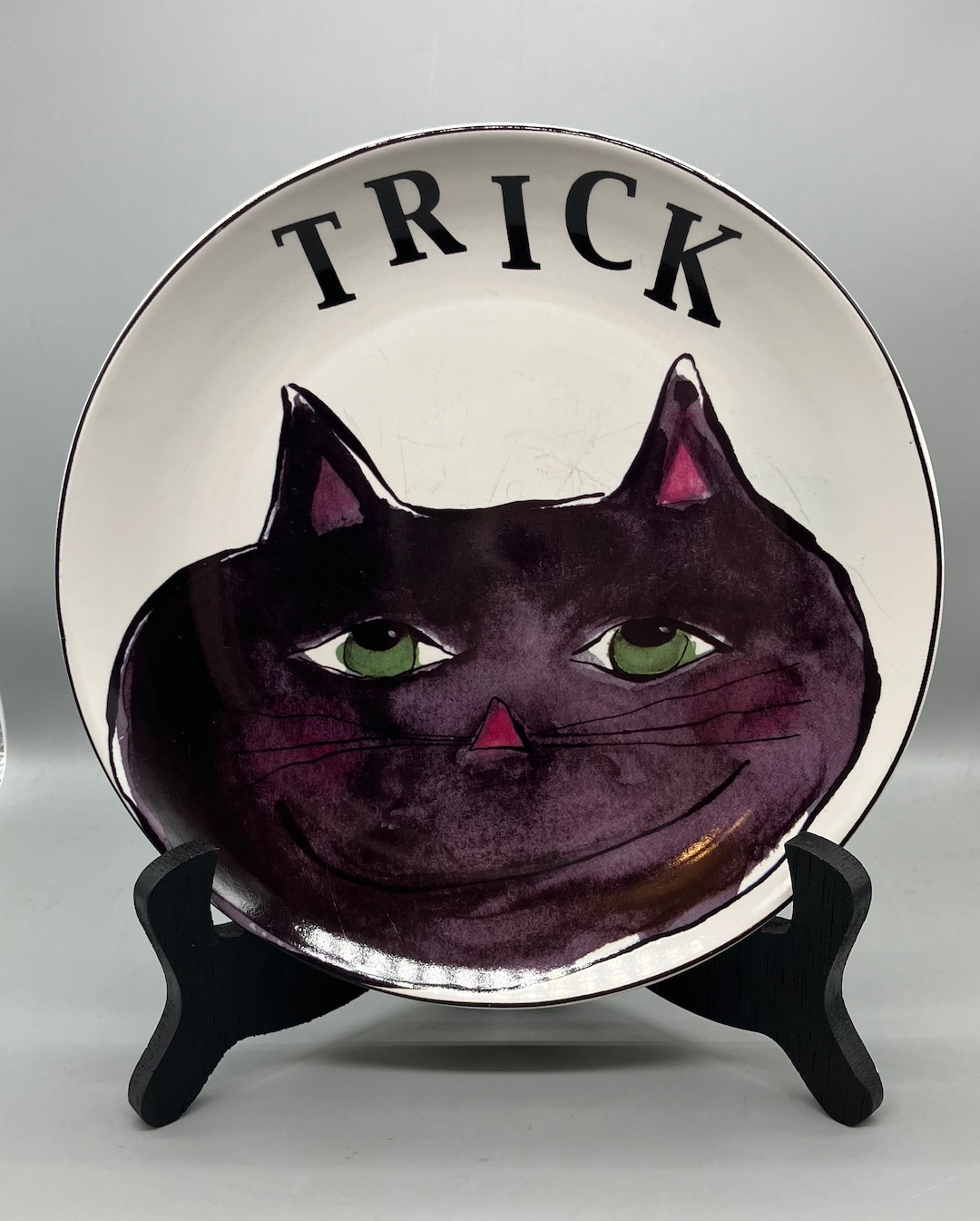 Set of Two Rosanna Kitchen Halloween Dinner Plates trick and treat - Etsy
