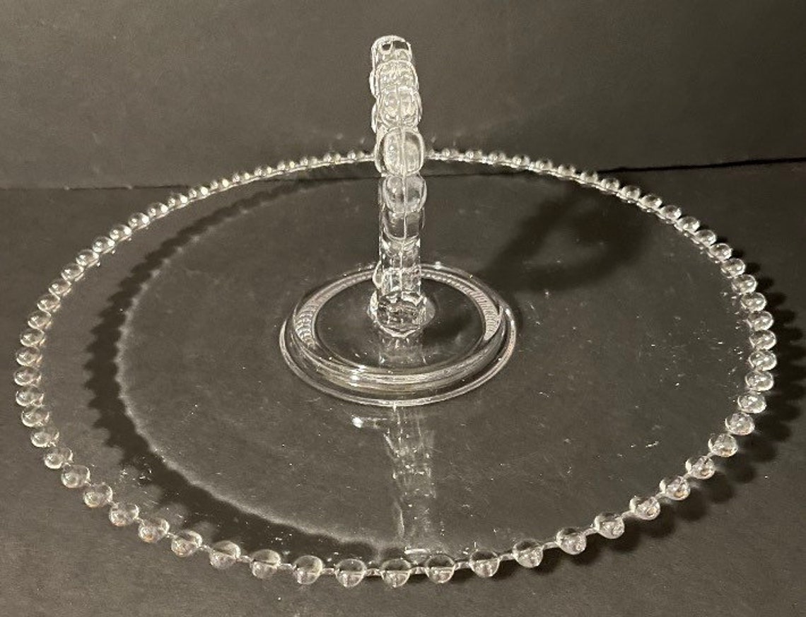 Vintage Candlewick Imperial Glass Pastry Tray in Perfect Condition - Etsy