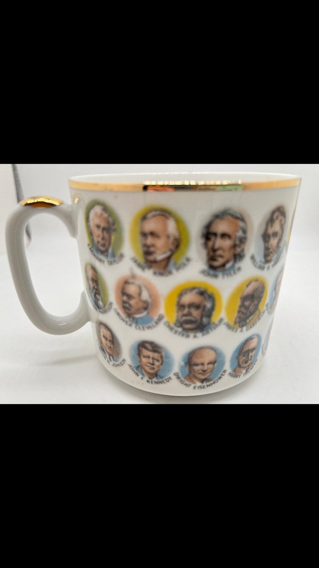 Chadwick-miller 1966 Made in Japan USA Presidents Mug - Etsy