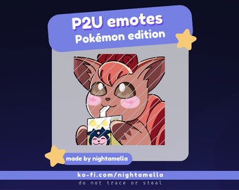 Vulpix Emotes - Etsy