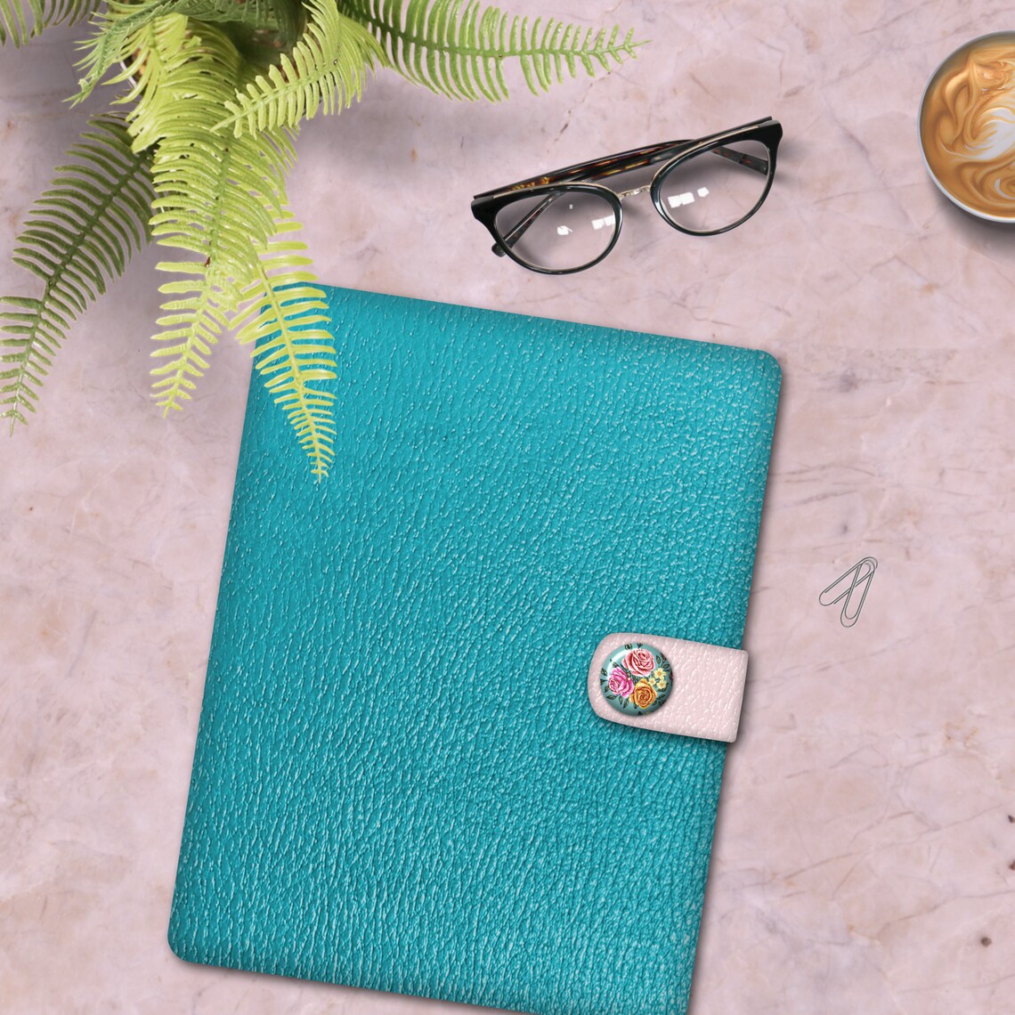 Rose Digital Buttons Set, Digital Planner Buttons Clipart, Instant ...