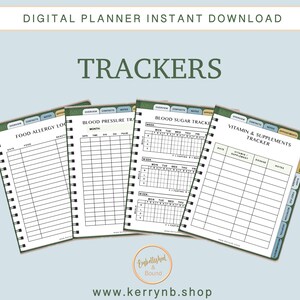 Medical Planner Digital PDF for Keeping Track of Your Health and ...