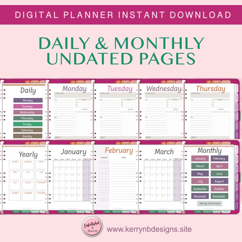 Surface Pattern Design Digital Planner: Collection Workbook (PDF ...