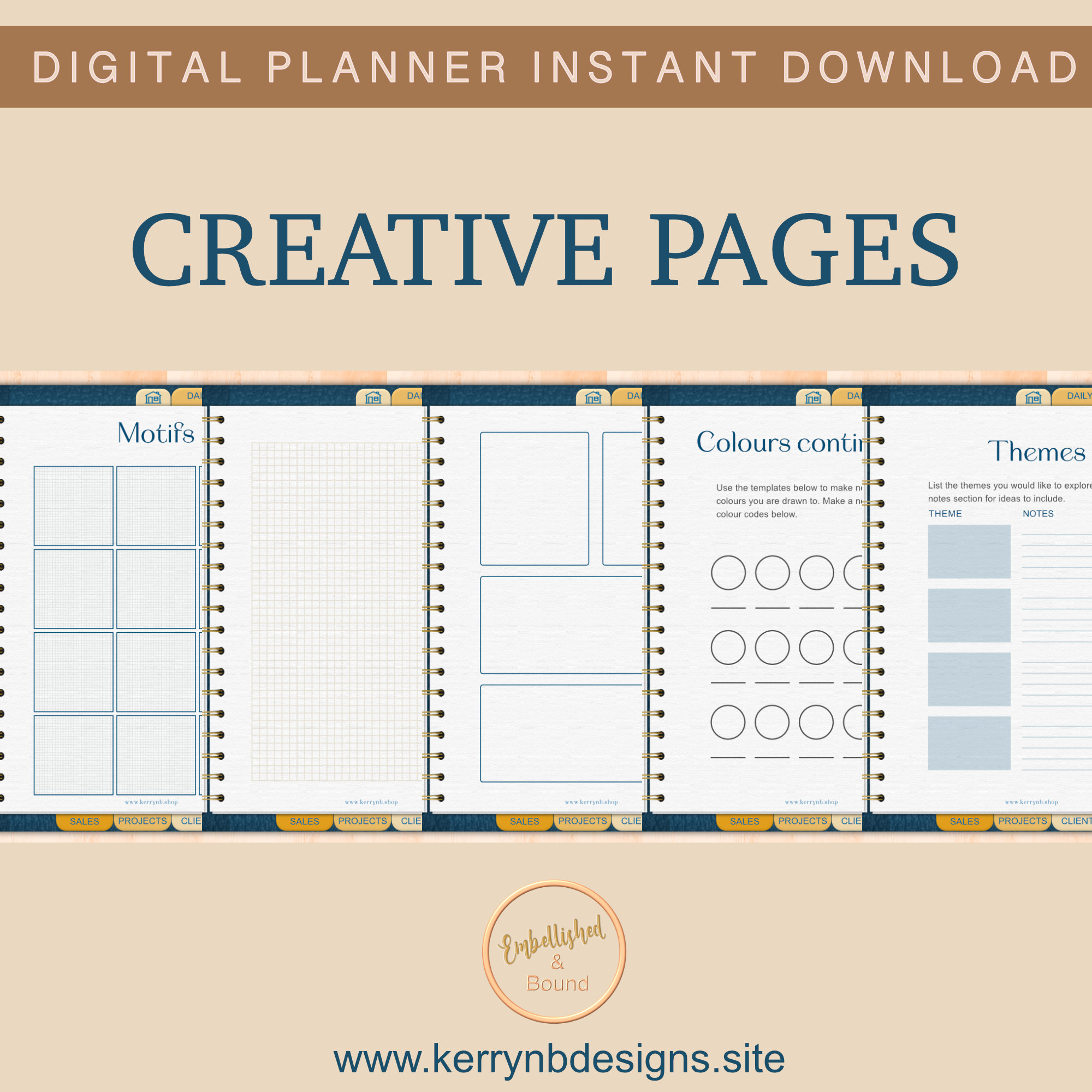 Surface Pattern Design Workbook Digital, Create a Collection Planner ...