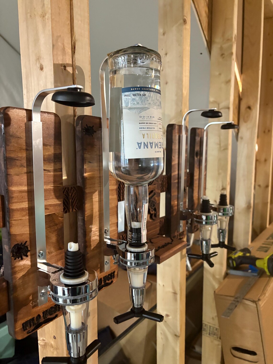 Personalized Custom Wood Bourbon Dispensers - Etsy