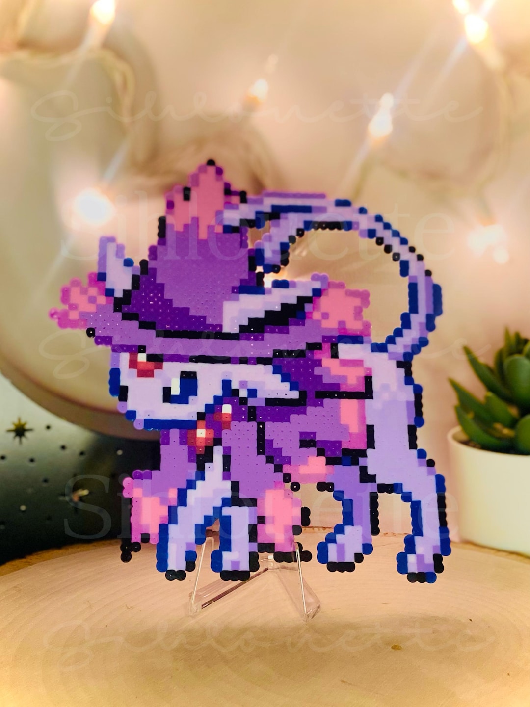 Halloween Witch Espeon Perler Bead Standee - Etsy