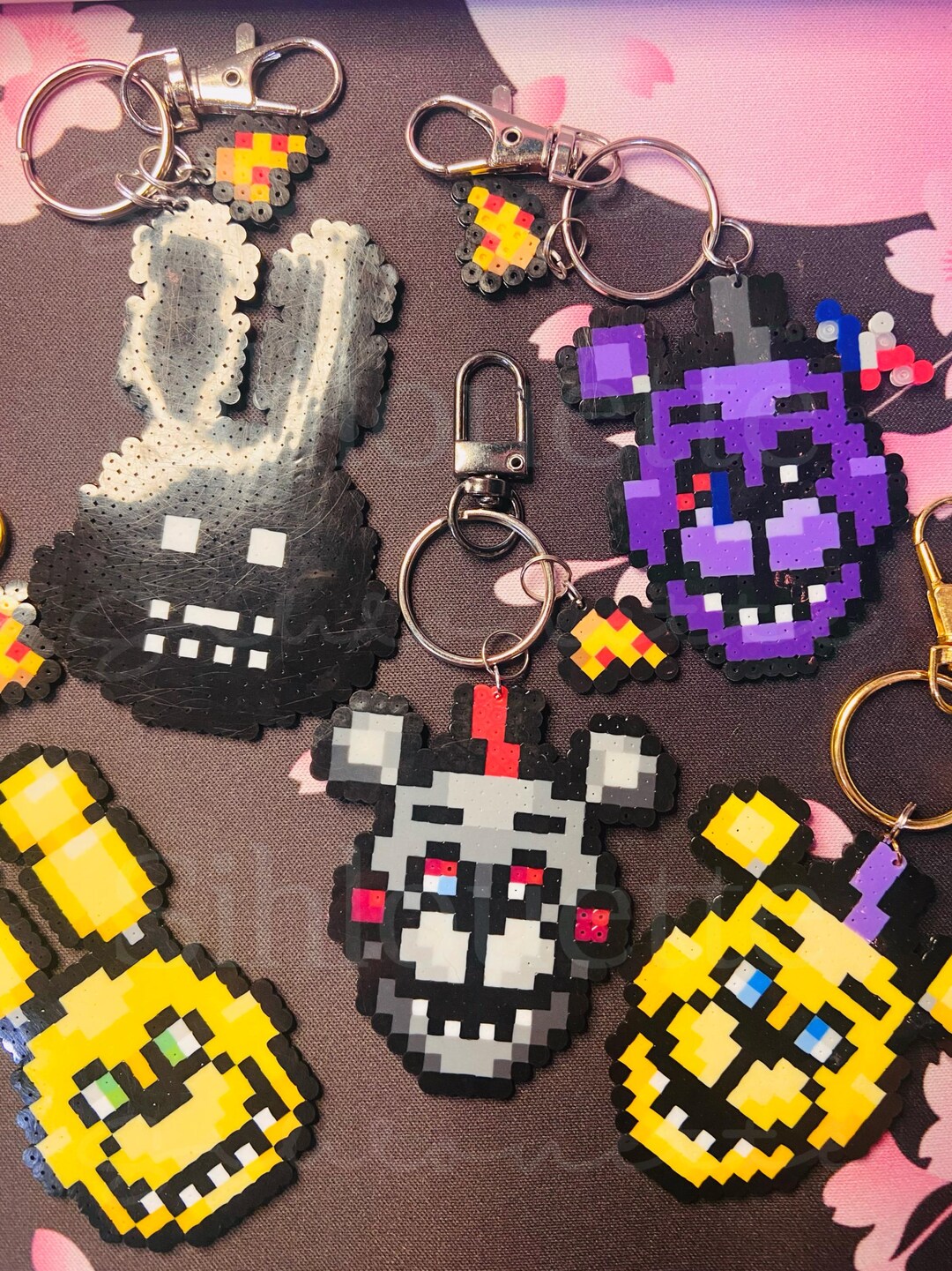 Five Nights at Freddy's FNAF Misfits Keychains - Etsy