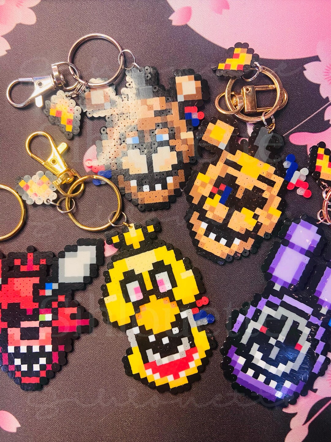 Five Nights at Freddy's FNAF 2 Withered Keychains - Etsy