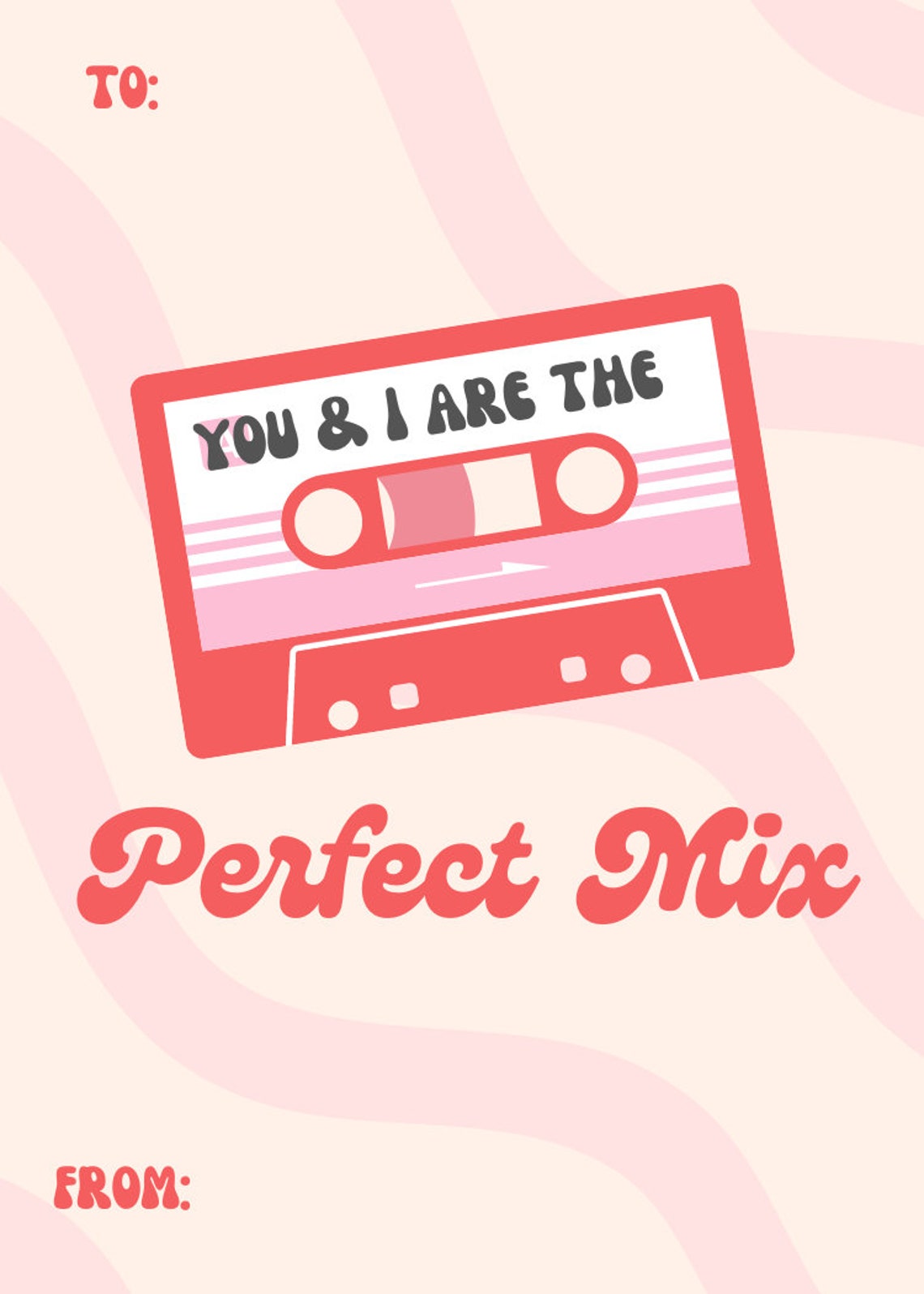 PRINTABLE Kid Valentines Day Card | Retro Cute Valentines Day Cards ...