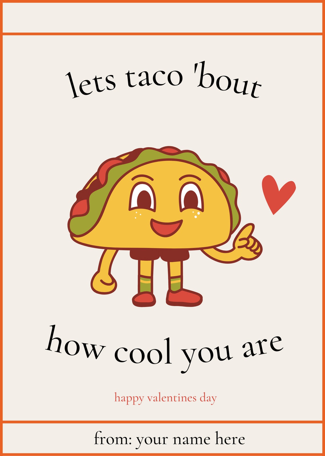 PRINTABLE Kid Valentines Day Card | Cute Valentines Day Cards ...