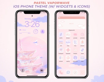Pastel Vaporwave Desktop Theme Pack / Desktop Wallpaper - Etsy