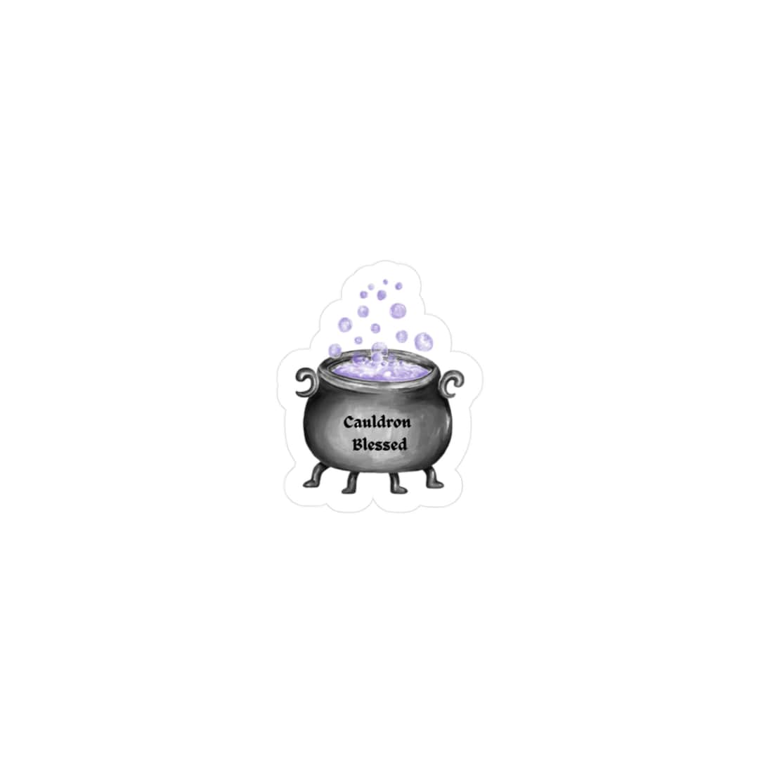ACOTAR Cauldron Blessed Sticker Cauldron Boil Me Bookish Kiss-cut Vinyl ...