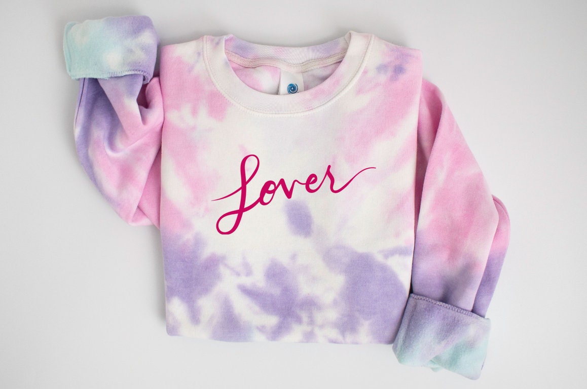 TS Lover Album Cover Tie Dye Racerback Tank Top, Womens Taylor Eras ...