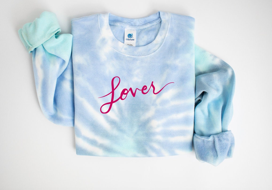 TS Lover Album Cover Tie Dye Racerback Tank Top, Womens Taylor Eras ...