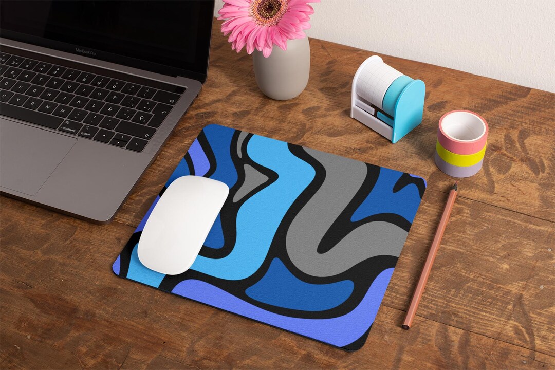 Swirl Design Mouse Pad- Aesthetic Mouse Pad, Office Decor, Gaming Mouse ...