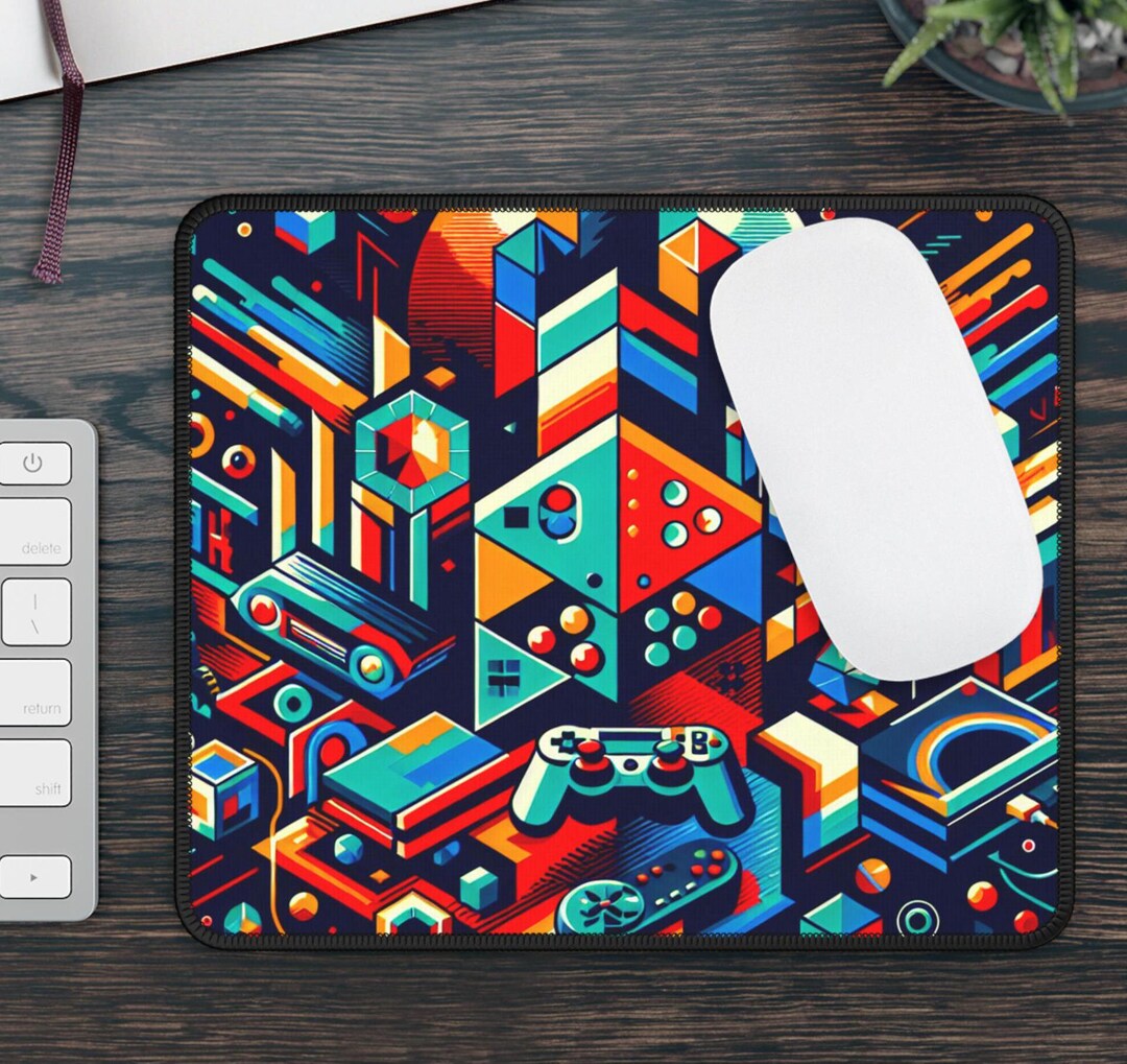 Video Game Mouse Pad- Aesthetic Gaming Mouse Pad, Office Decor, Gaming ...