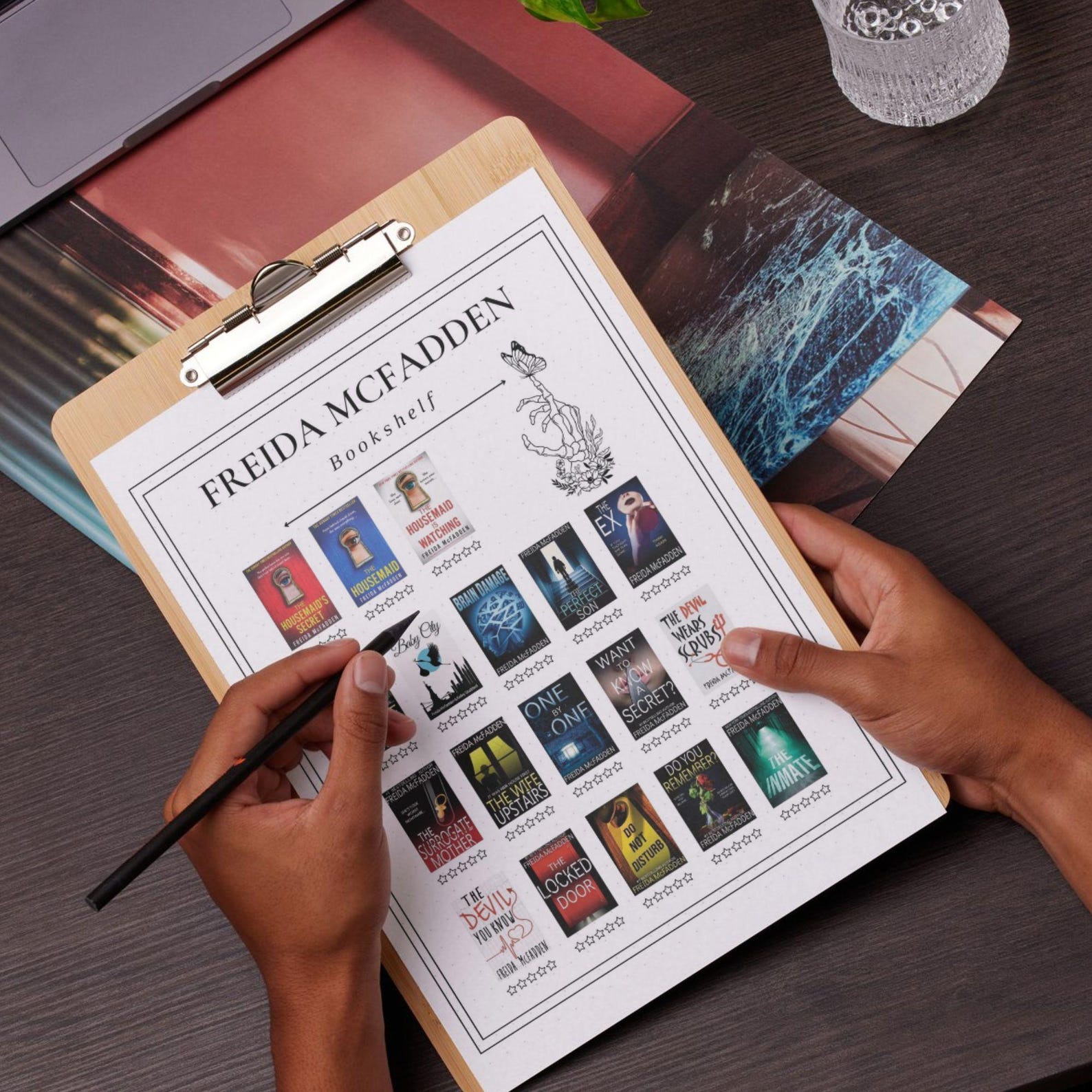 Freida Mcfadden Books Checklist – Digital Download, Printable for ...