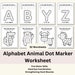 Printable Alphabet Tracing Bundle for Preschool, Uppercase Lowecase ...