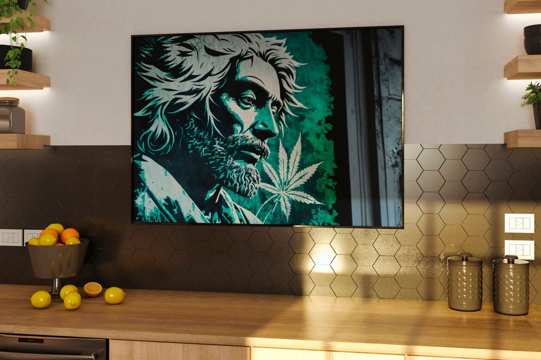 Cannabis Wall Artweed Postercannabis Posterdigital Art Printstencil ...