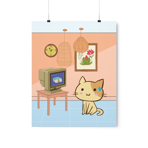 Confused Cat Computer