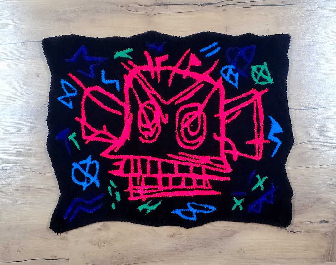 Jinx Monkey Graffiti Rug Arcane - Etsy