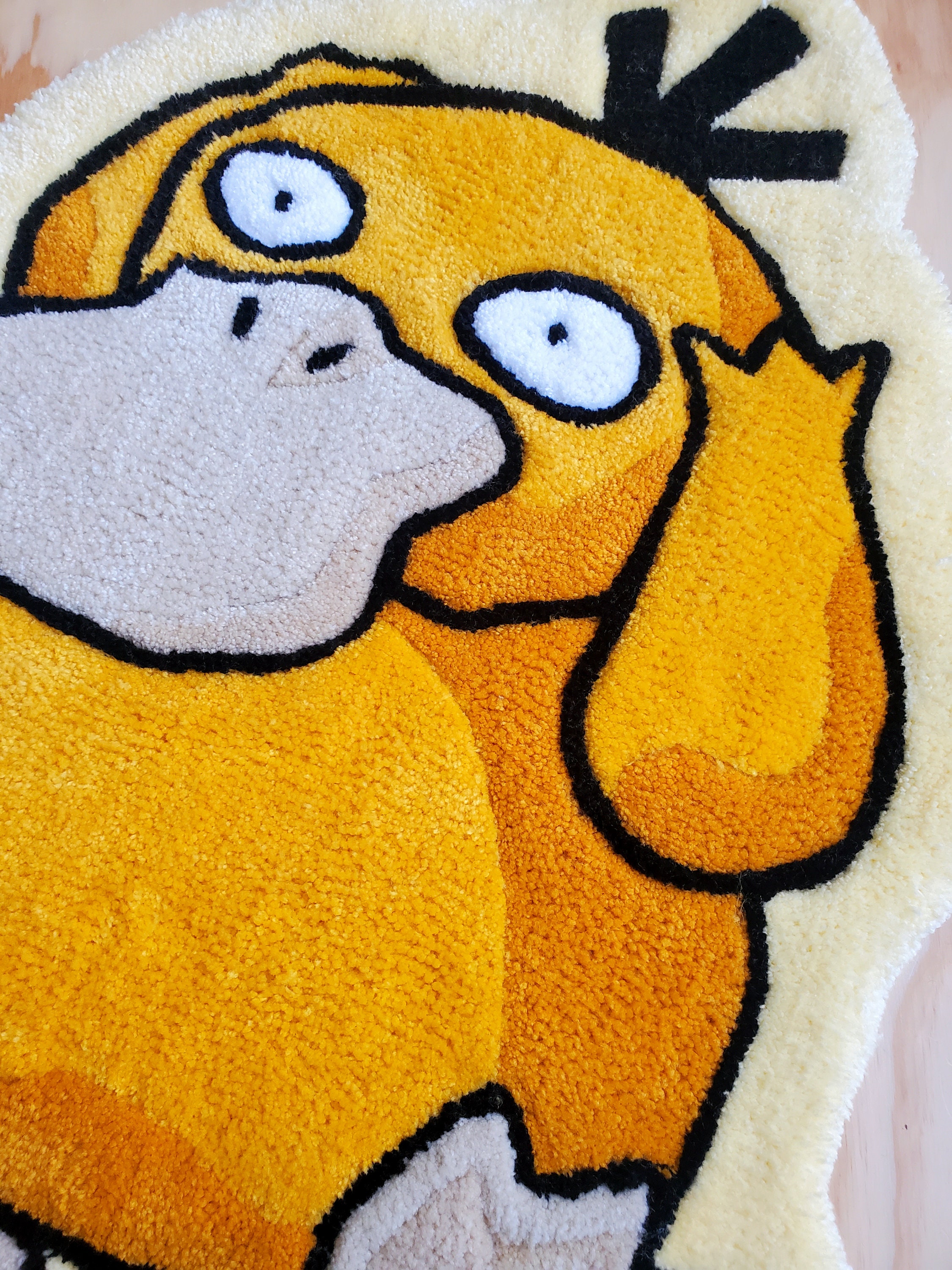 Psyduck Pokemon Inspired Tufted Rug - Etsy