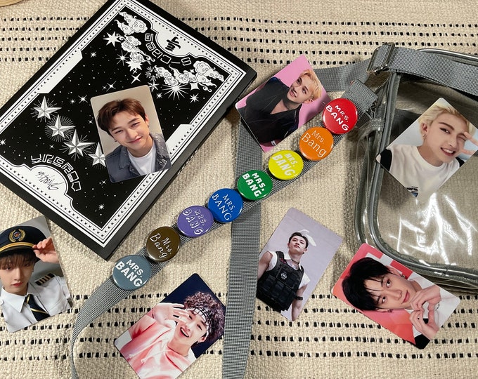 Stray Kids Mrs. Bang Button Pin Packs, Fun Personality Flair, SKZ Well ...